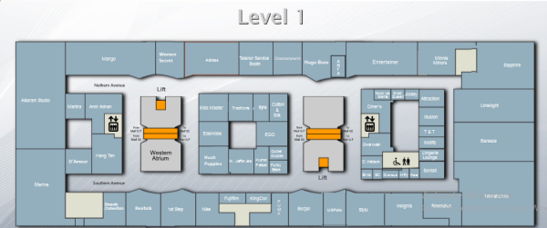 Map - The Centaurus Mall