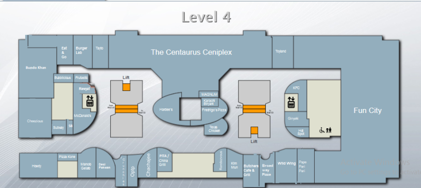 Map - The Centaurus Mall
