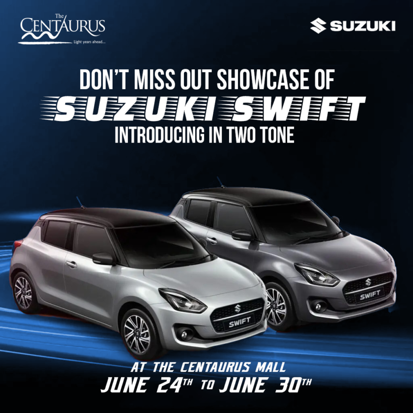 Suzuki Swift Two Tone Showcase - The Centaurus Mall